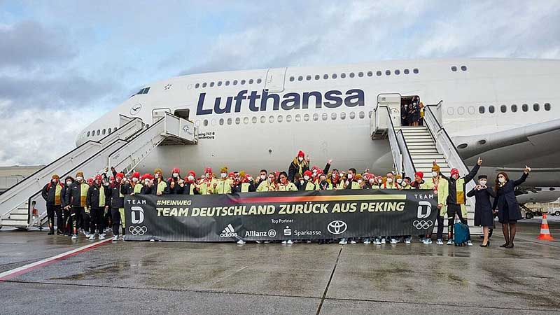 Lufthansa trae de vuelta a casa al exitoso Equipo Olímpico de Alemania ...